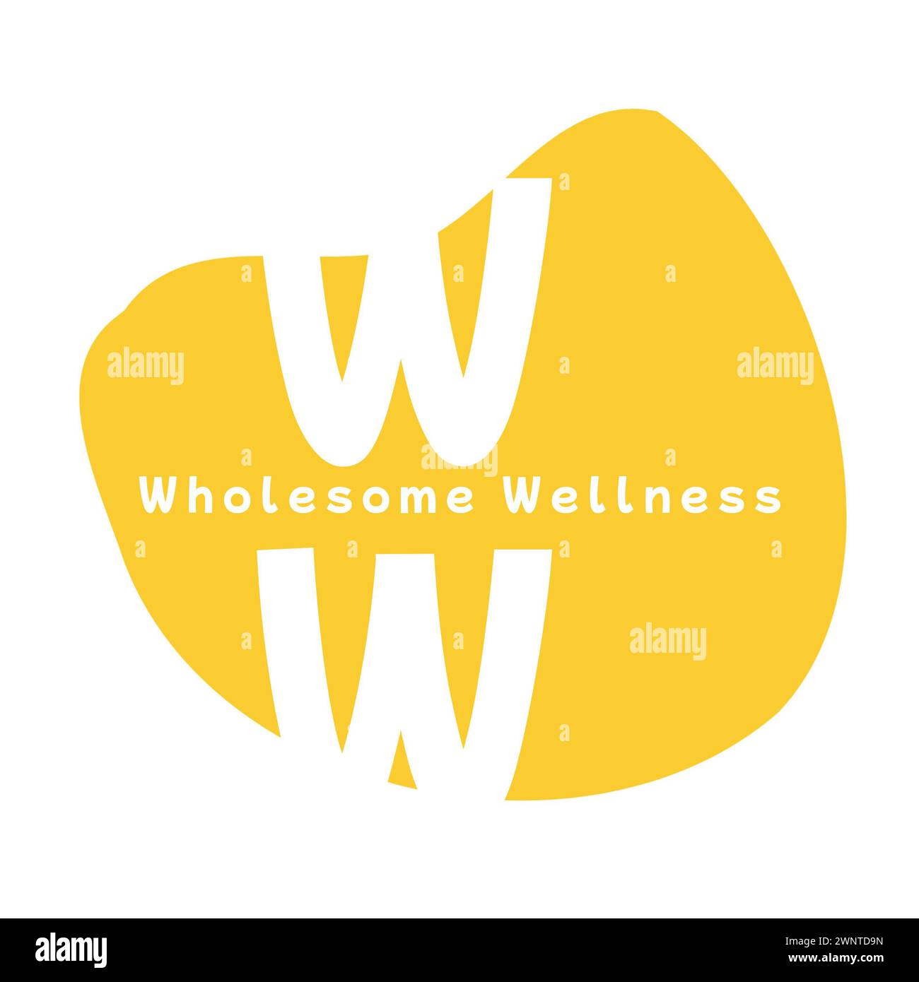 Promoting health and positivity, the logo's bold 'W' encapsulates the ...