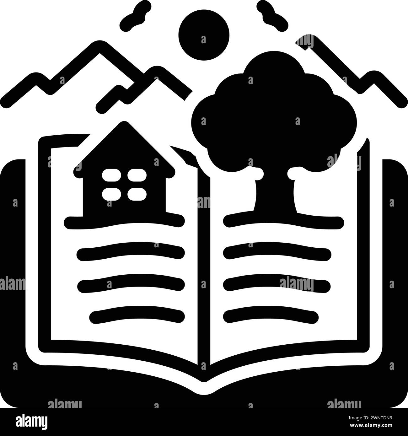 Icon for tale,narrative Stock Vector Image & Art - Alamy