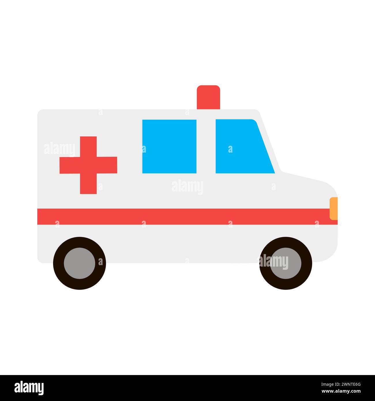 image of an ambulance. Vector illustration. stock image. EPS 10 Stock ...