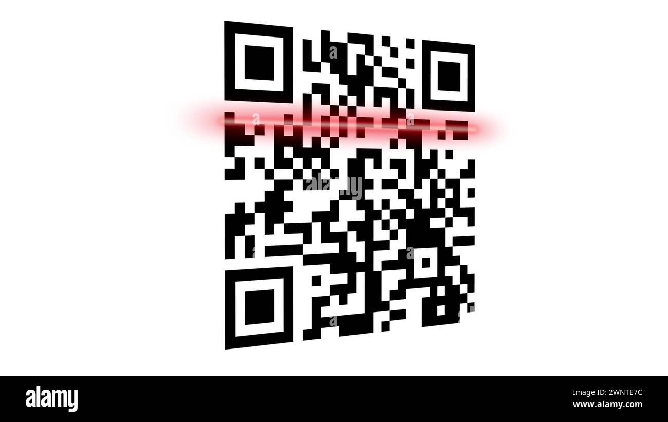 Digital animation qr code scanner hi-res stock photography and images ...