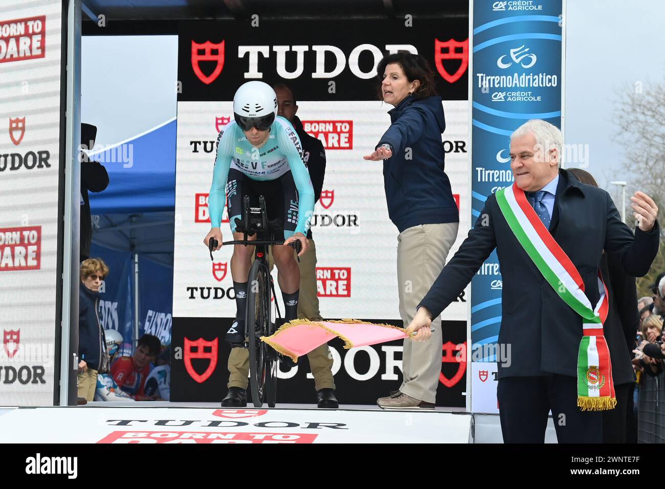 Alex Tolio the 59th Tirreno-Adriatico 2024, Stage 1 a 10km individual ...