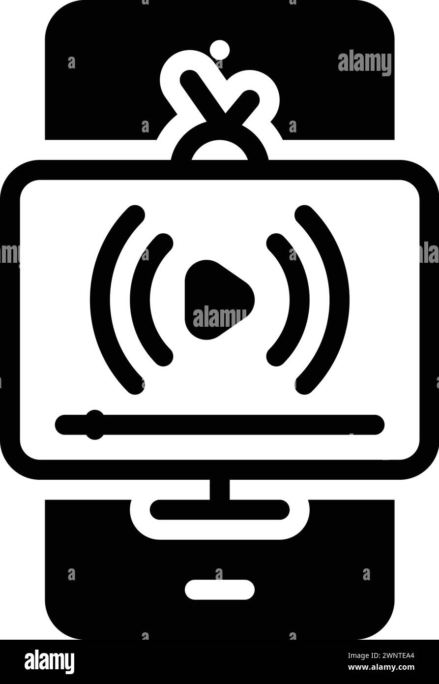 Icon for stream,casting Stock Vector Image & Art - Alamy