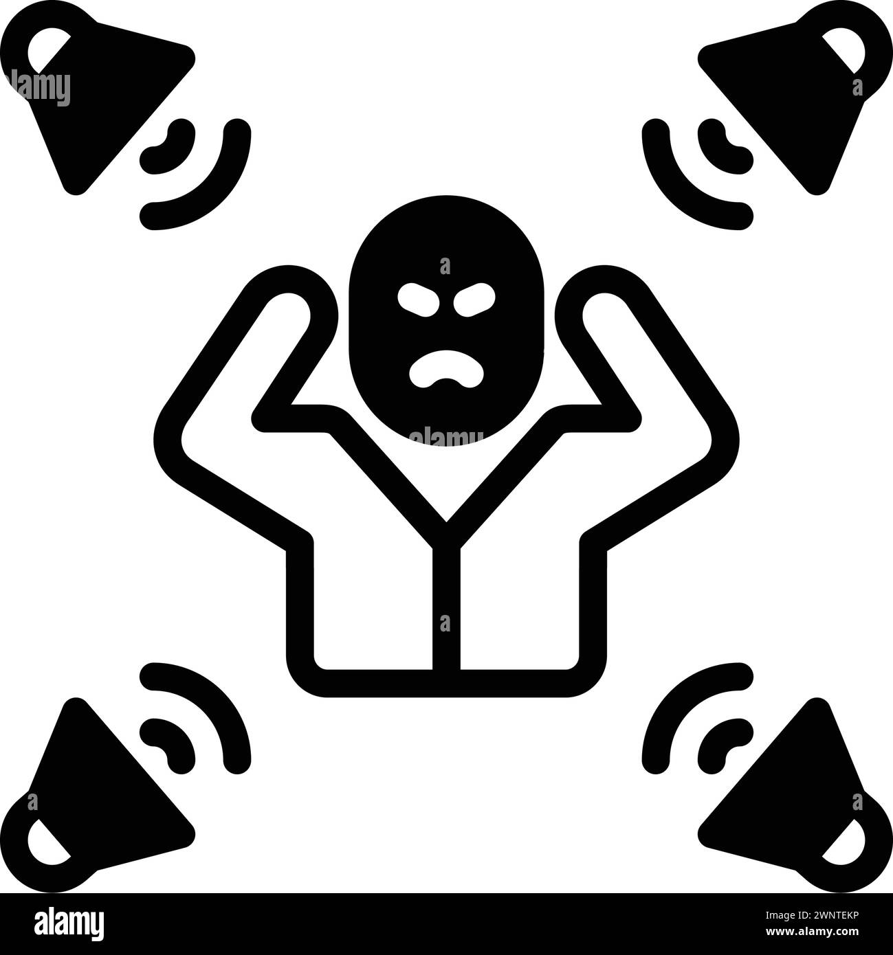 Icon for surround,encircle Stock Vector Image & Art - Alamy