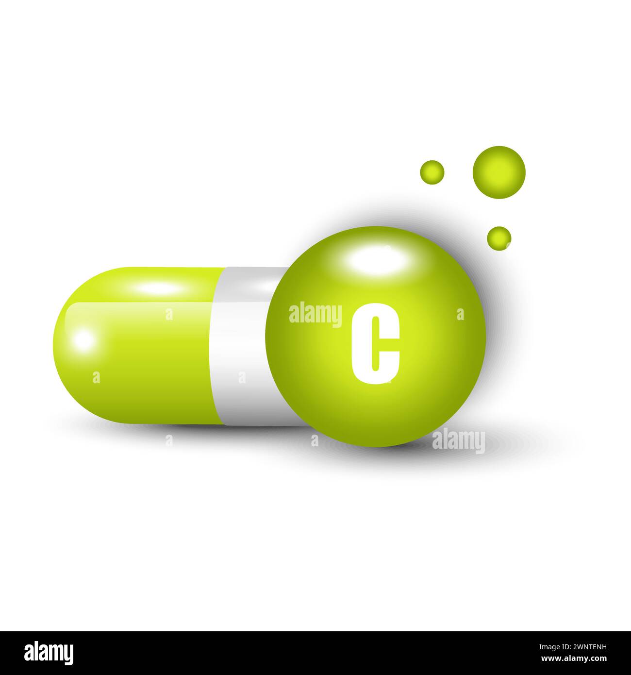Vitamin c capsule Stock Vector Images - Alamy