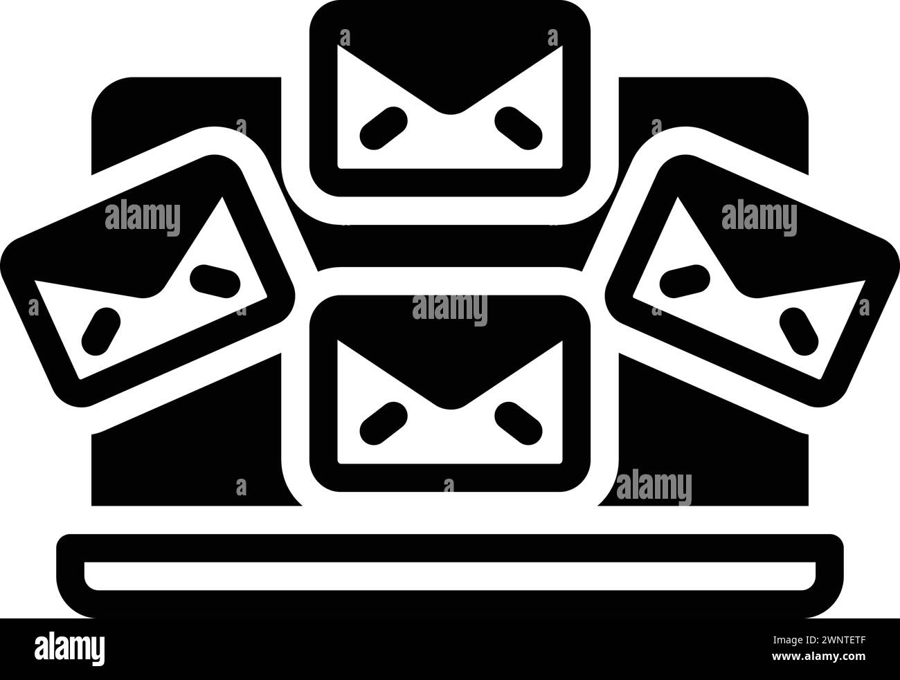 Icon for inbox,message Stock Vector Image & Art - Alamy
