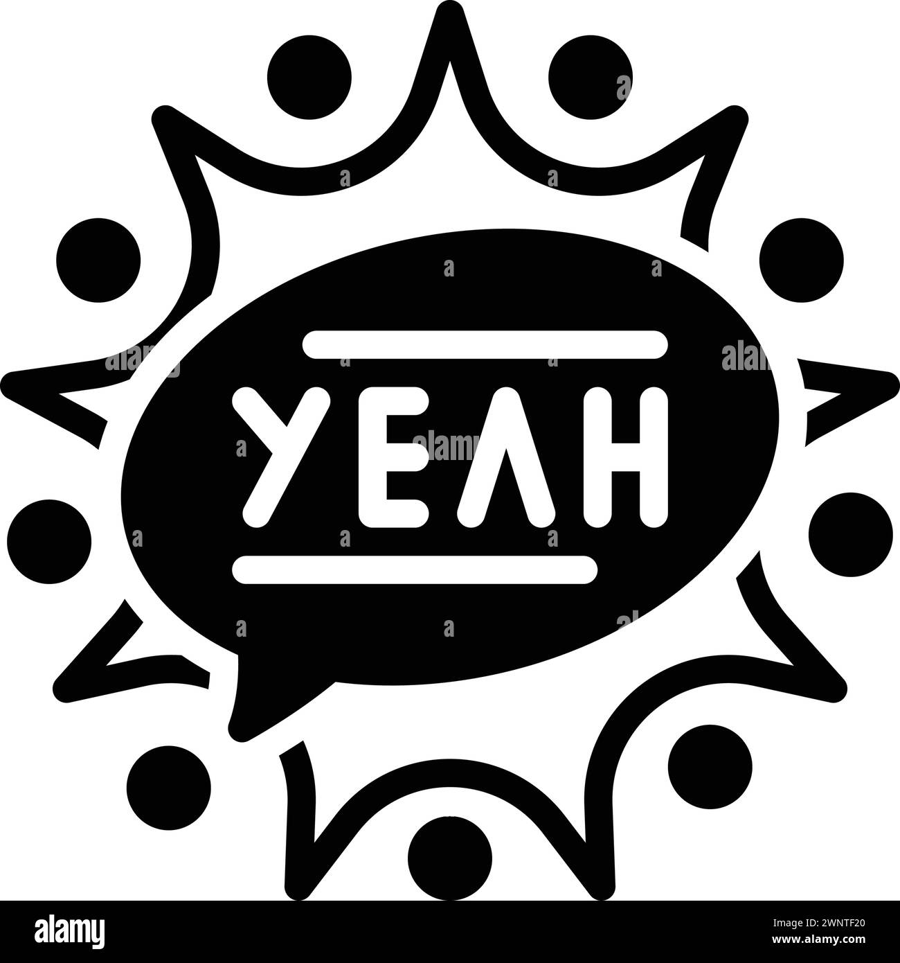 Icon for yeah,comic Stock Vector Image & Art - Alamy