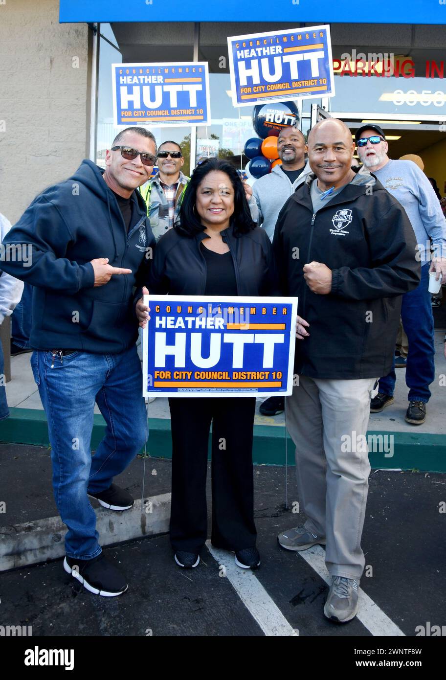 Los Angeles, Ca. 3rd Mar, 2024. Heather Hutt at the GOTV Canvassing for ...