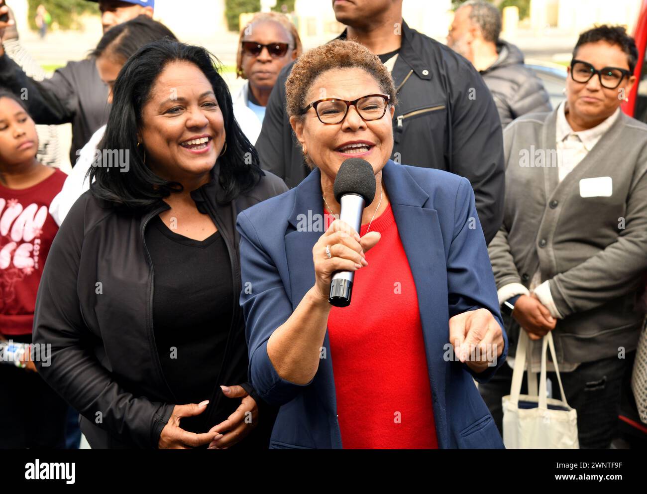 Los Angeles, Ca. 3rd Mar, 2024. Mayor Karen Bass, Heather Hutt at the ...