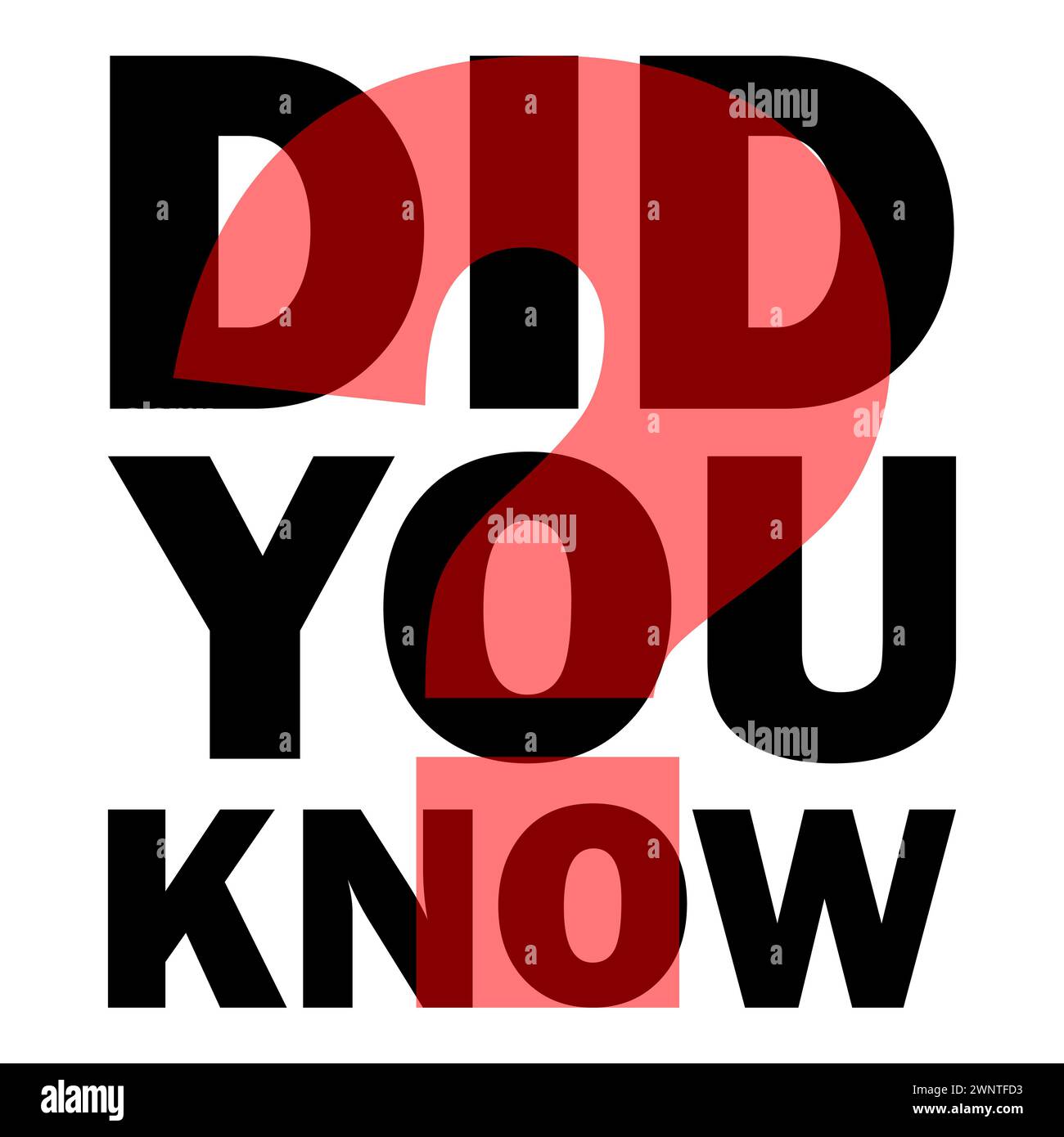 did you know sign on white background. Vector illustration. stock image ...