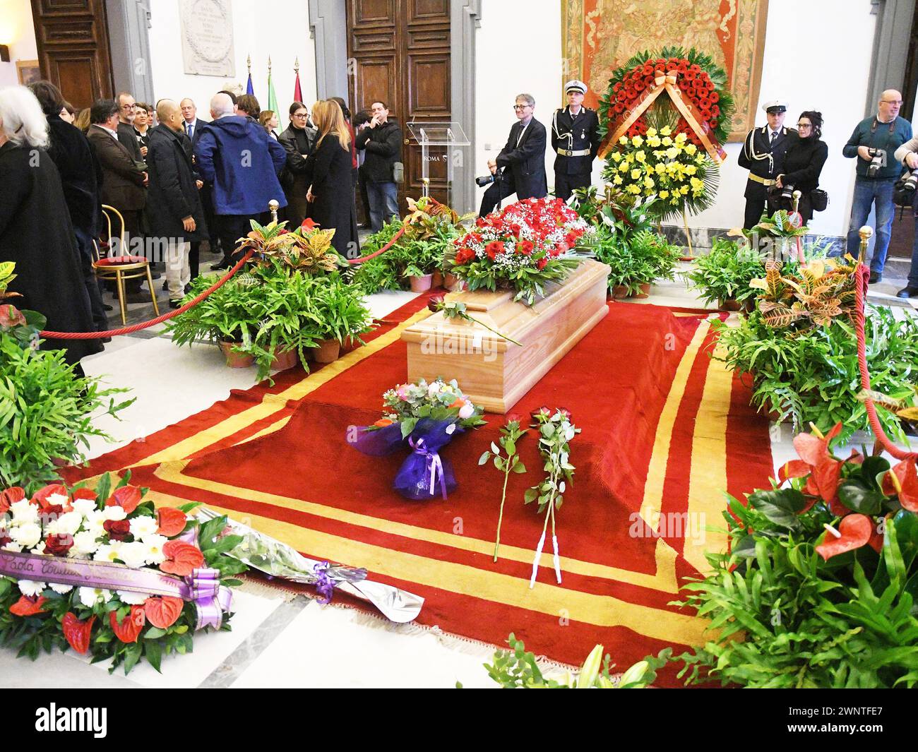 Rome, Italy. 04th Mar, 2024. Rome, funeral of Paolo Tavani Credit ...