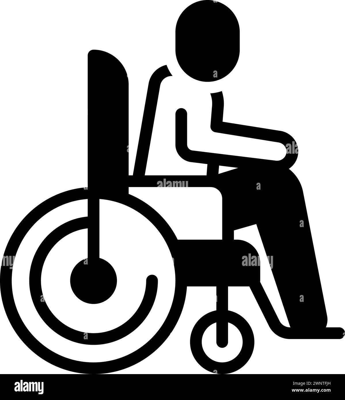 Icon for disabled,having a disability Stock Vector Image & Art - Alamy