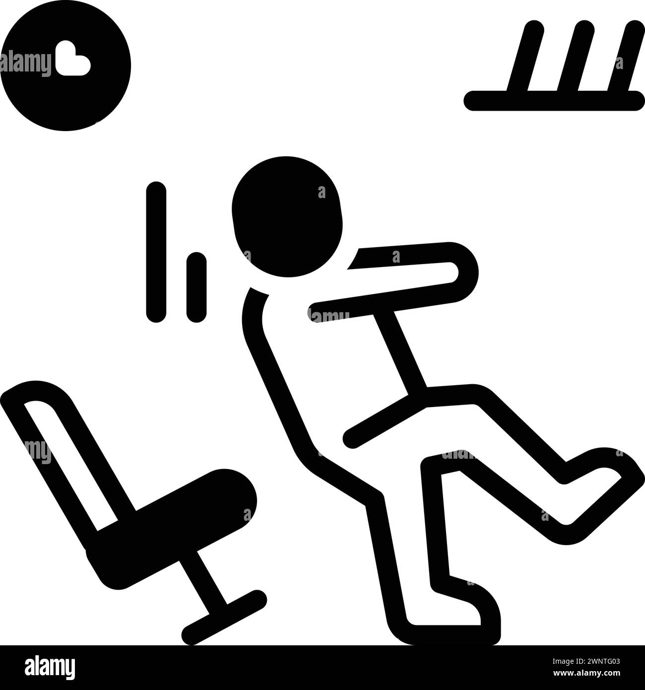 Icon for falling,falling person Stock Vector Image & Art - Alamy