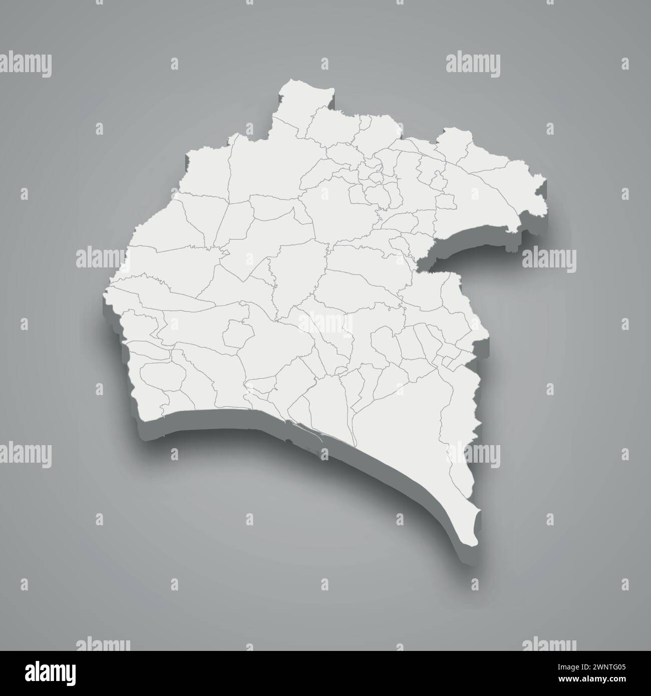 Map of huelva Black and White Stock Photos & Images - Alamy