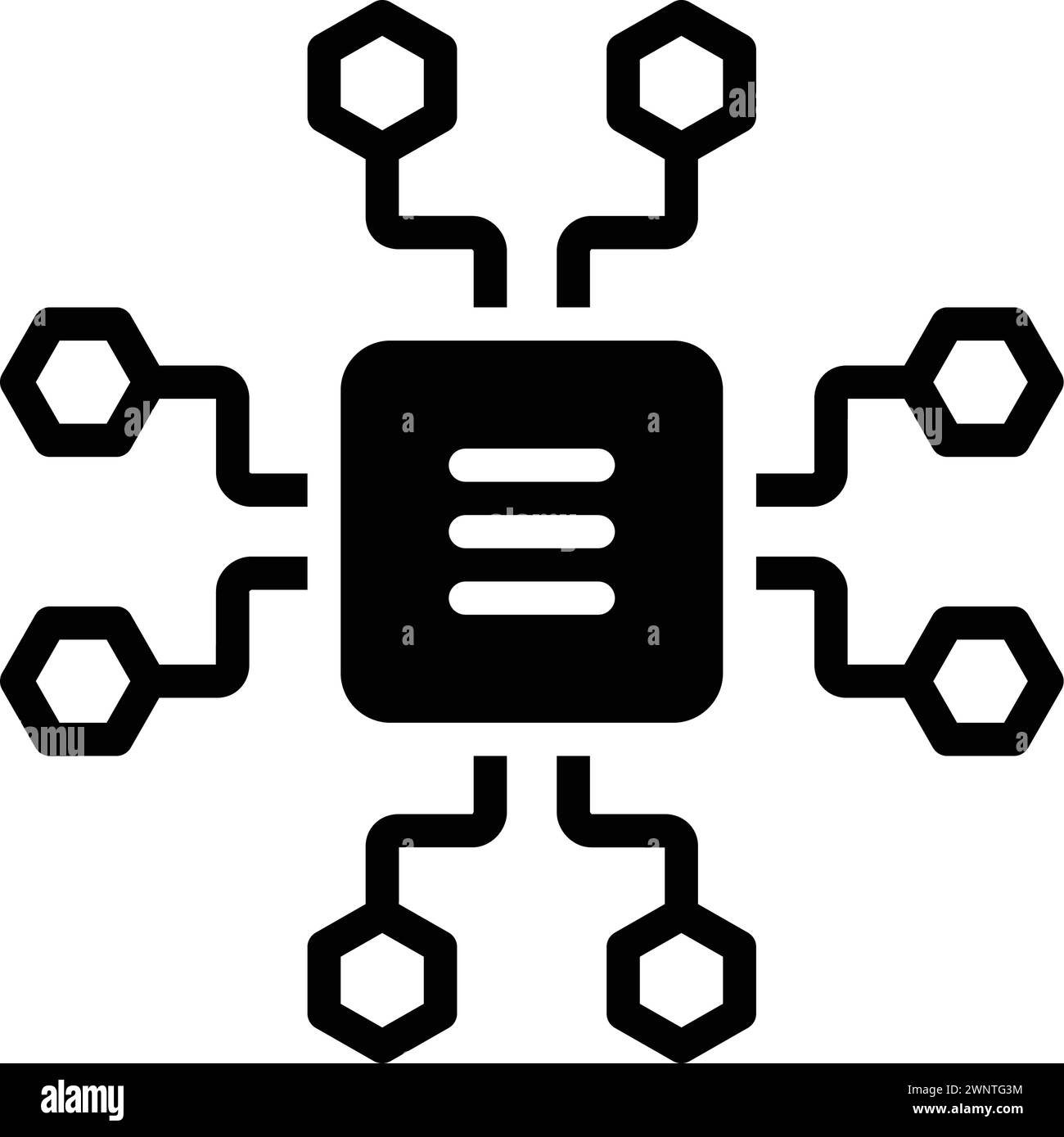 Task automation vector vectors Black and White Stock Photos & Images ...