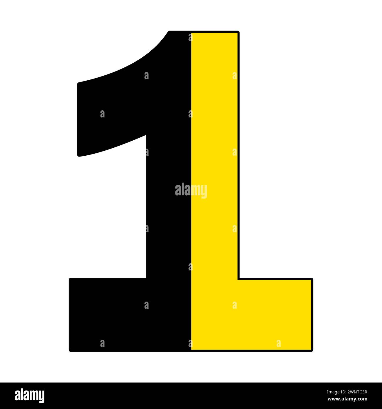 Number two block Stock Vector Images - Alamy