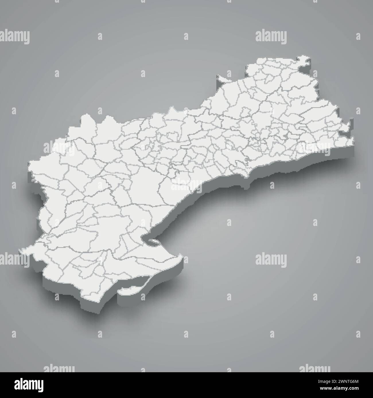 Tarragona map Black and White Stock Photos & Images - Alamy