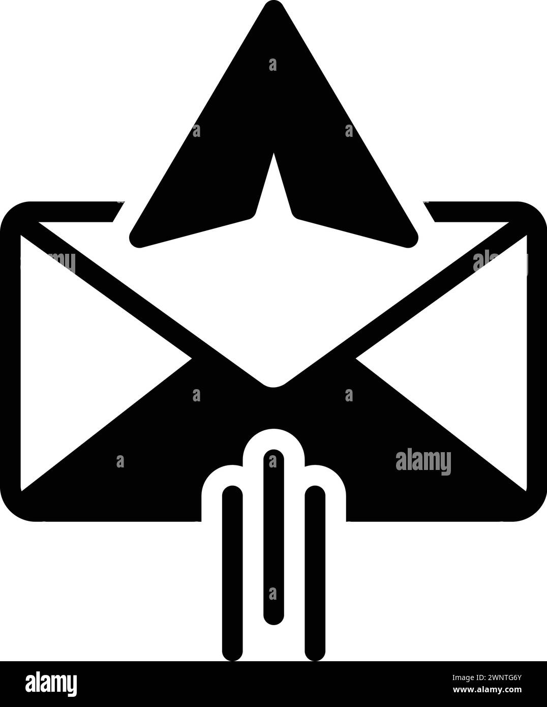 Direct message Black and White Stock Photos & Images - Alamy