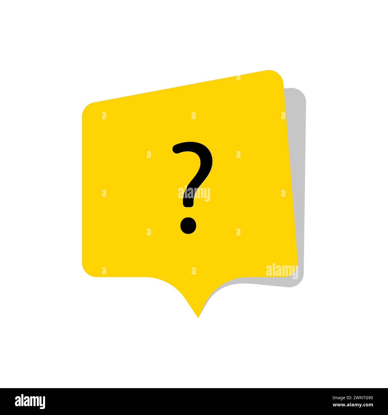 Question mark flat design stock Stock Vector Images - Alamy