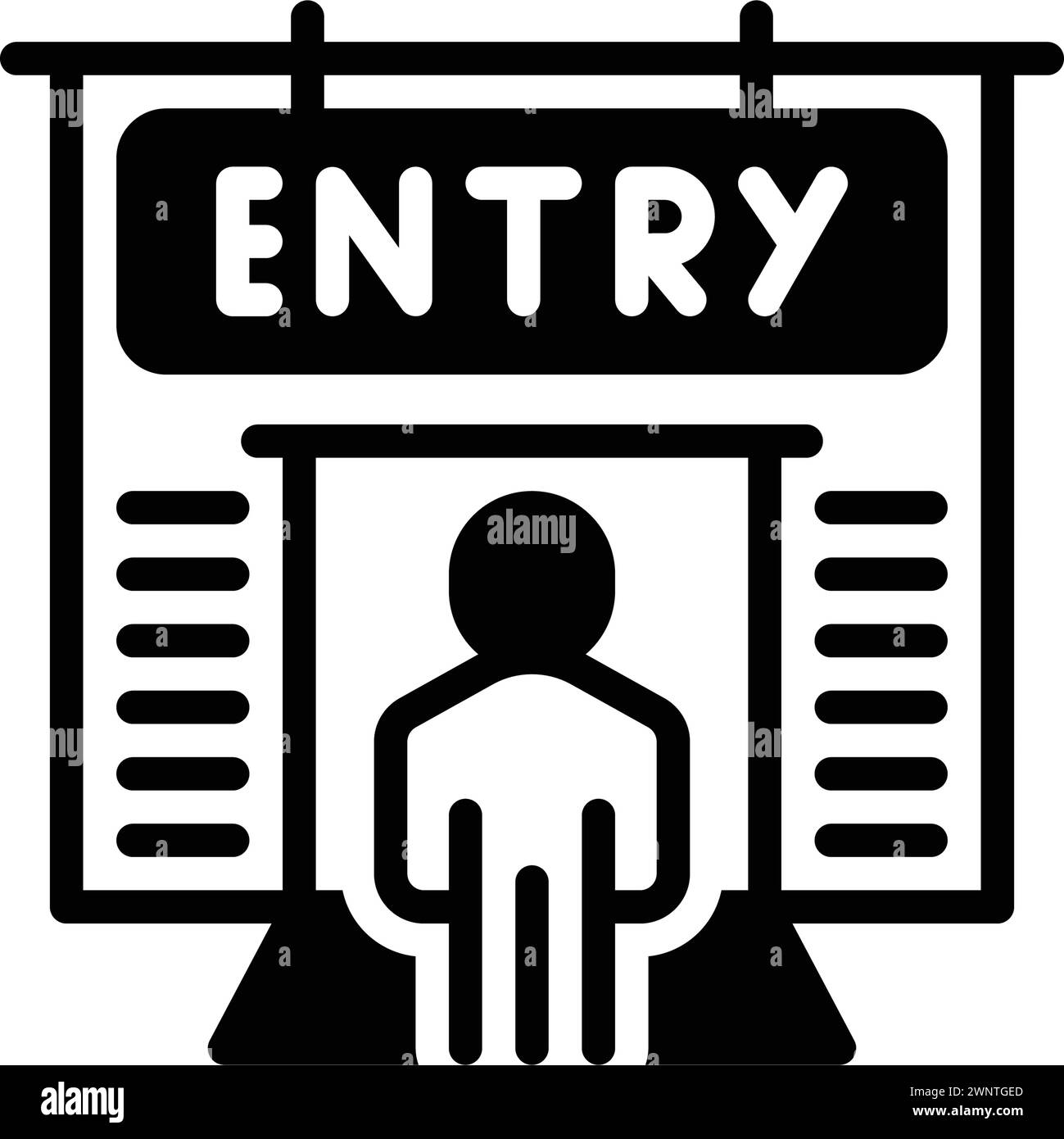 Icon for entries,entrance Stock Vector Image & Art - Alamy
