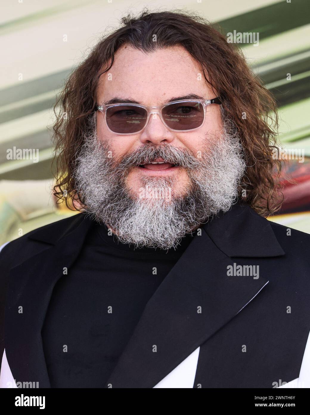 LOS ANGELES, CALIFORNIA, USA - MARCH 03: Jack Black arrives at the ...