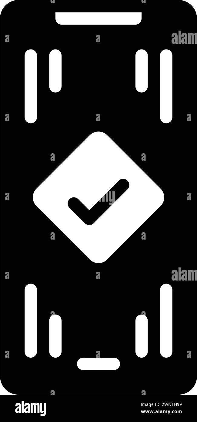 Completed icon Black and White Stock Photos & Images - Alamy