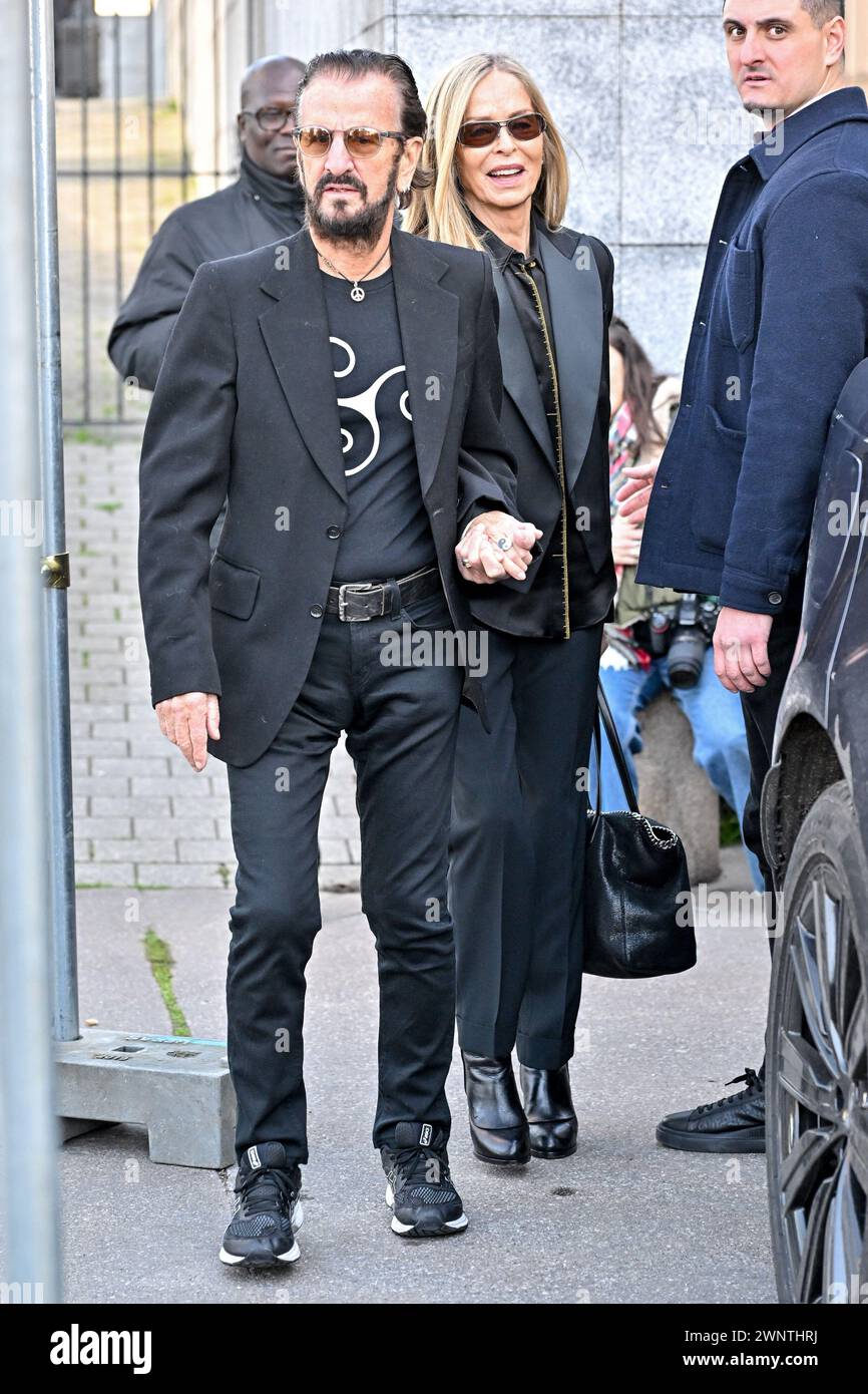 Paris, France. 04th Mar, 2024. Ringo Starr, Barbara Starkey Bach ...