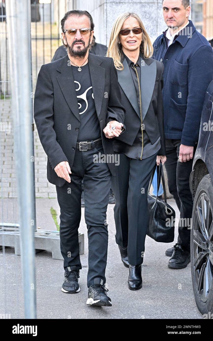 Paris, France. 04th Mar, 2024. Ringo Starr, Barbara Starkey Bach ...