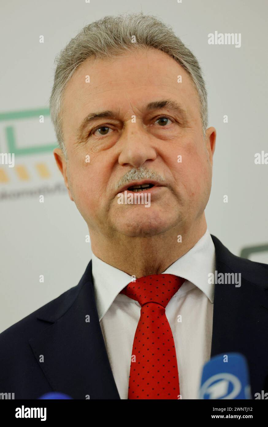 Deutschland, Berlin, GDL-Pressekonferenz mit dem Vorsitzenden Claus ...