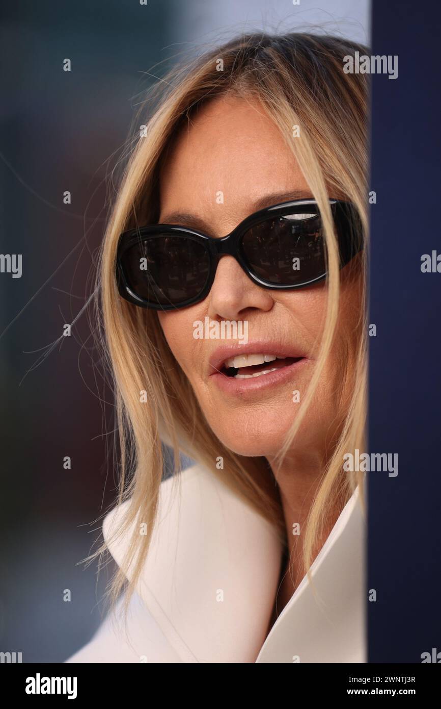 Melbourne, Australia. 04th Mar, 2024. Elle Macpherson looks on during ...