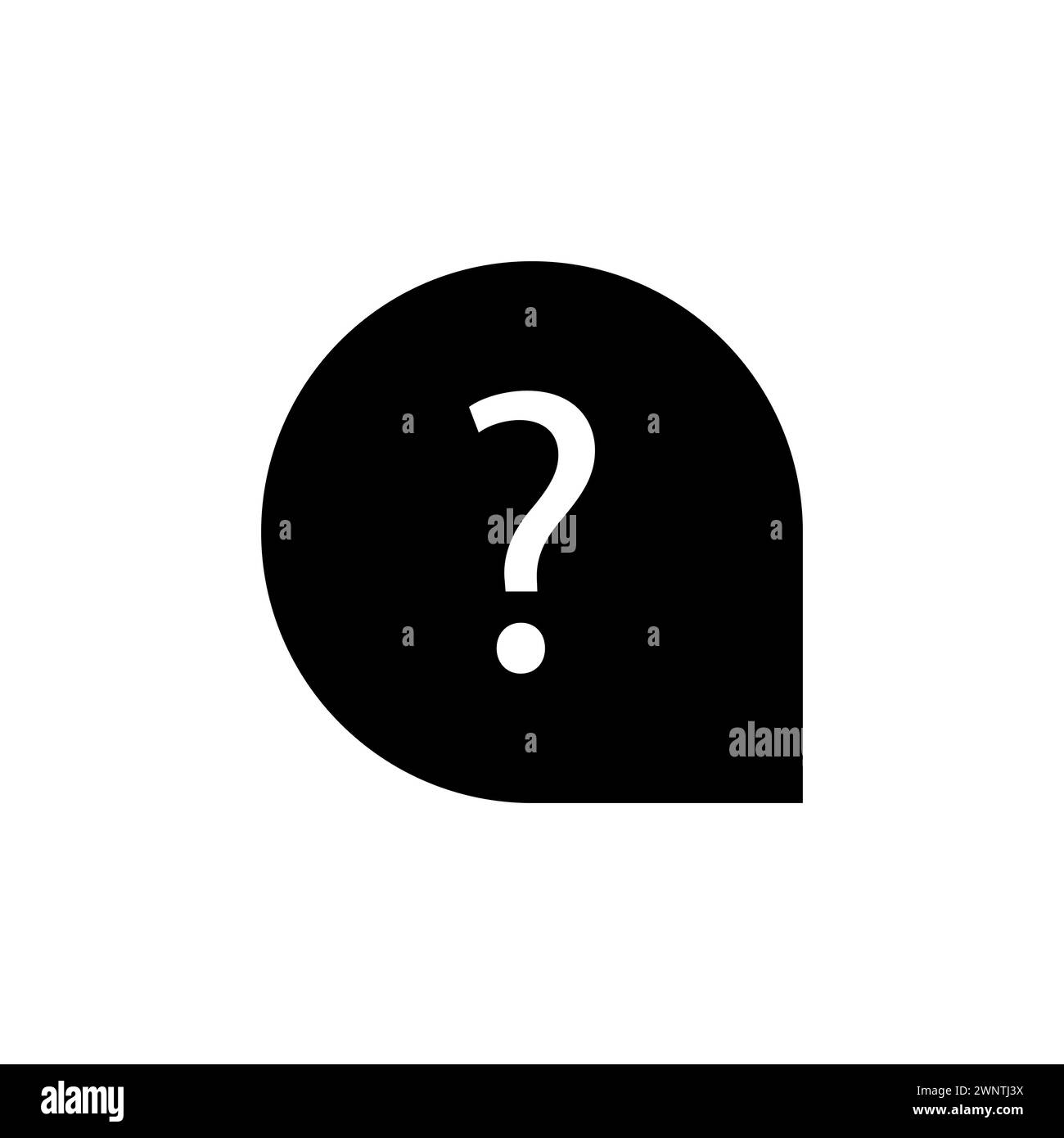 Question Mark icon message. Vector illustration. EPS 10. stock image ...