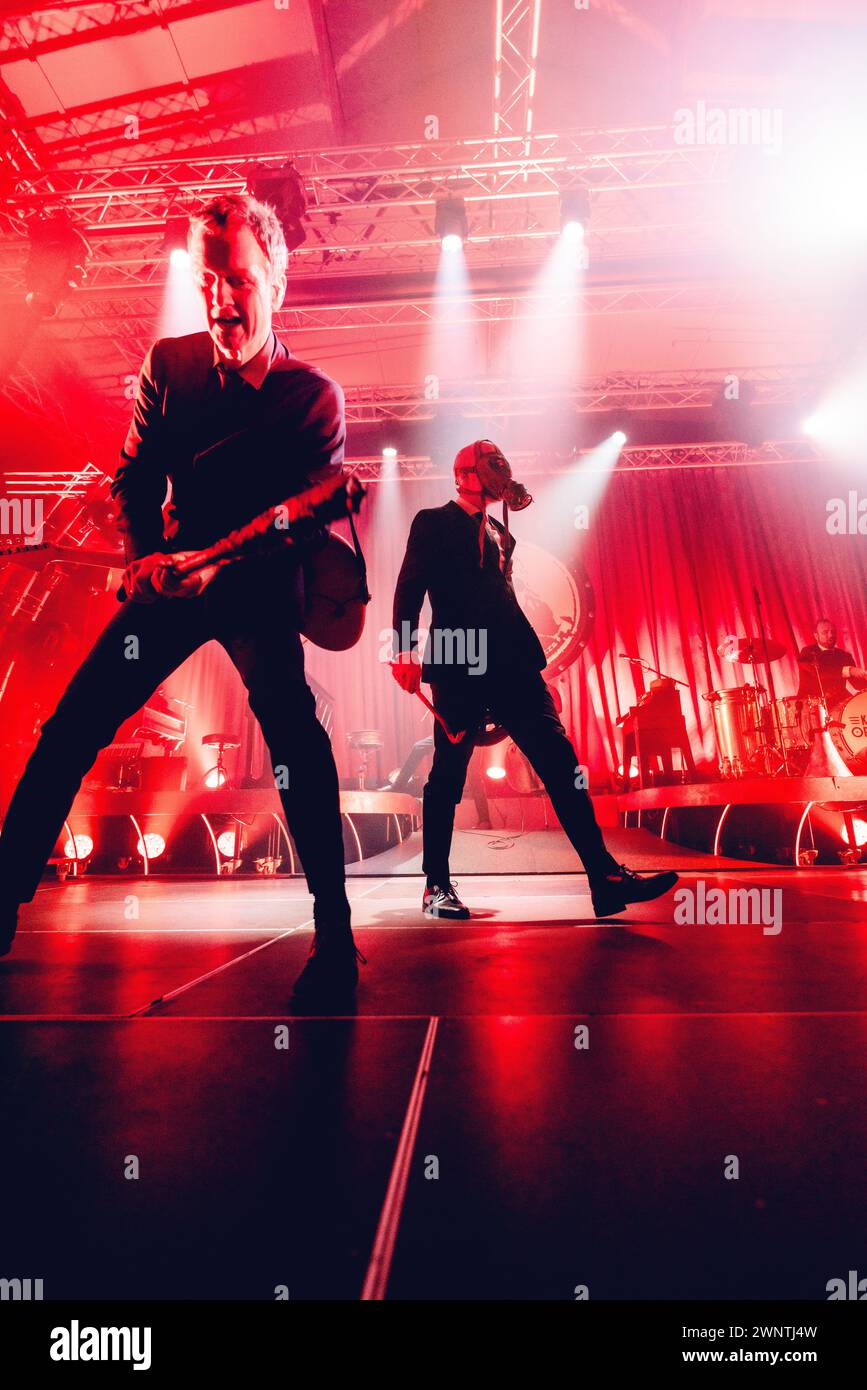 Malmo, Swede. 01st, March 2024. The Norwegian rock band Kaizers ...