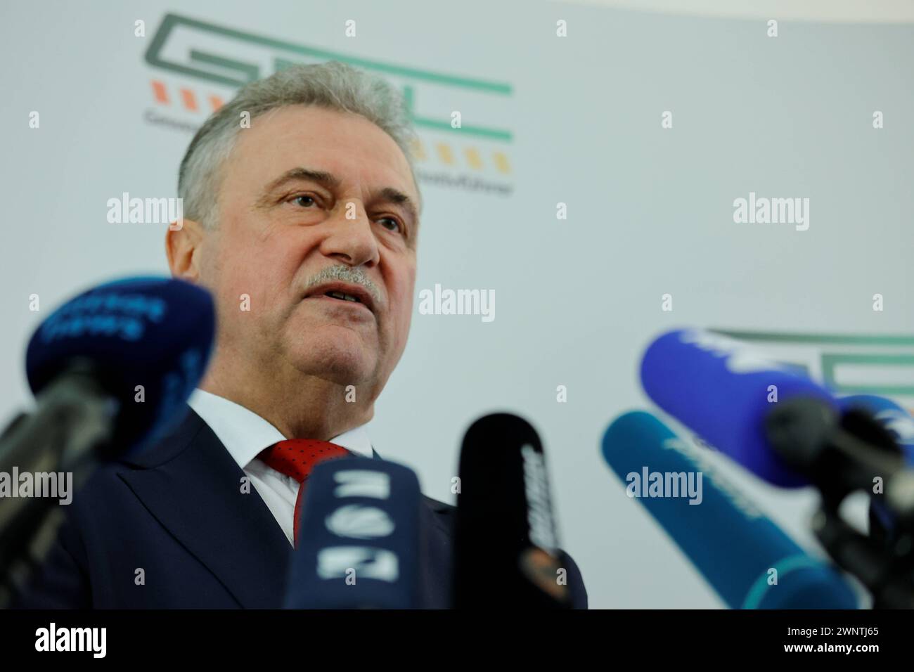 Deutschland, Berlin, GDL-Pressekonferenz mit dem Vorsitzenden Claus ...