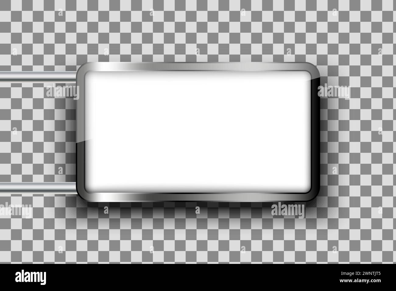 outdoor lightbox. City mockup format. Vector illustration. stock image ...