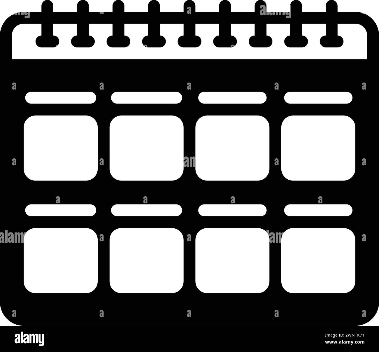 Months vector vectors Black and White Stock Photos & Images - Alamy