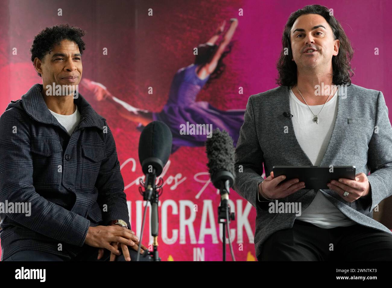 International ballet superstar Carlos Acosta, left, and Stephen Crocker ...