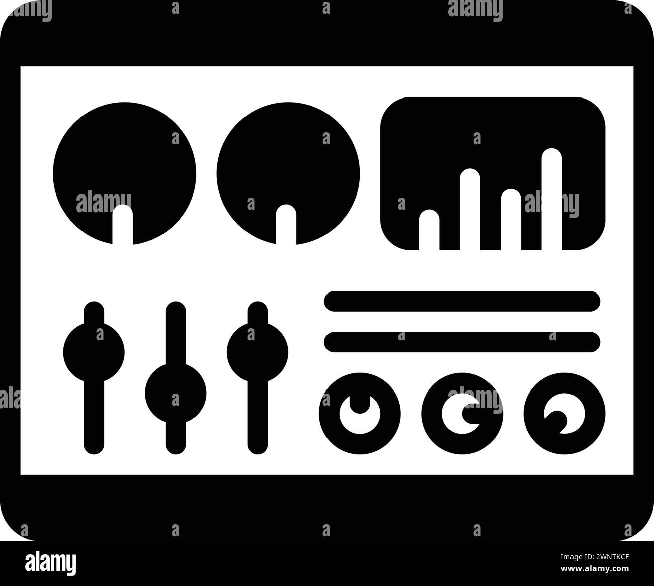 Icon for adjustments,control Stock Vector Image & Art - Alamy