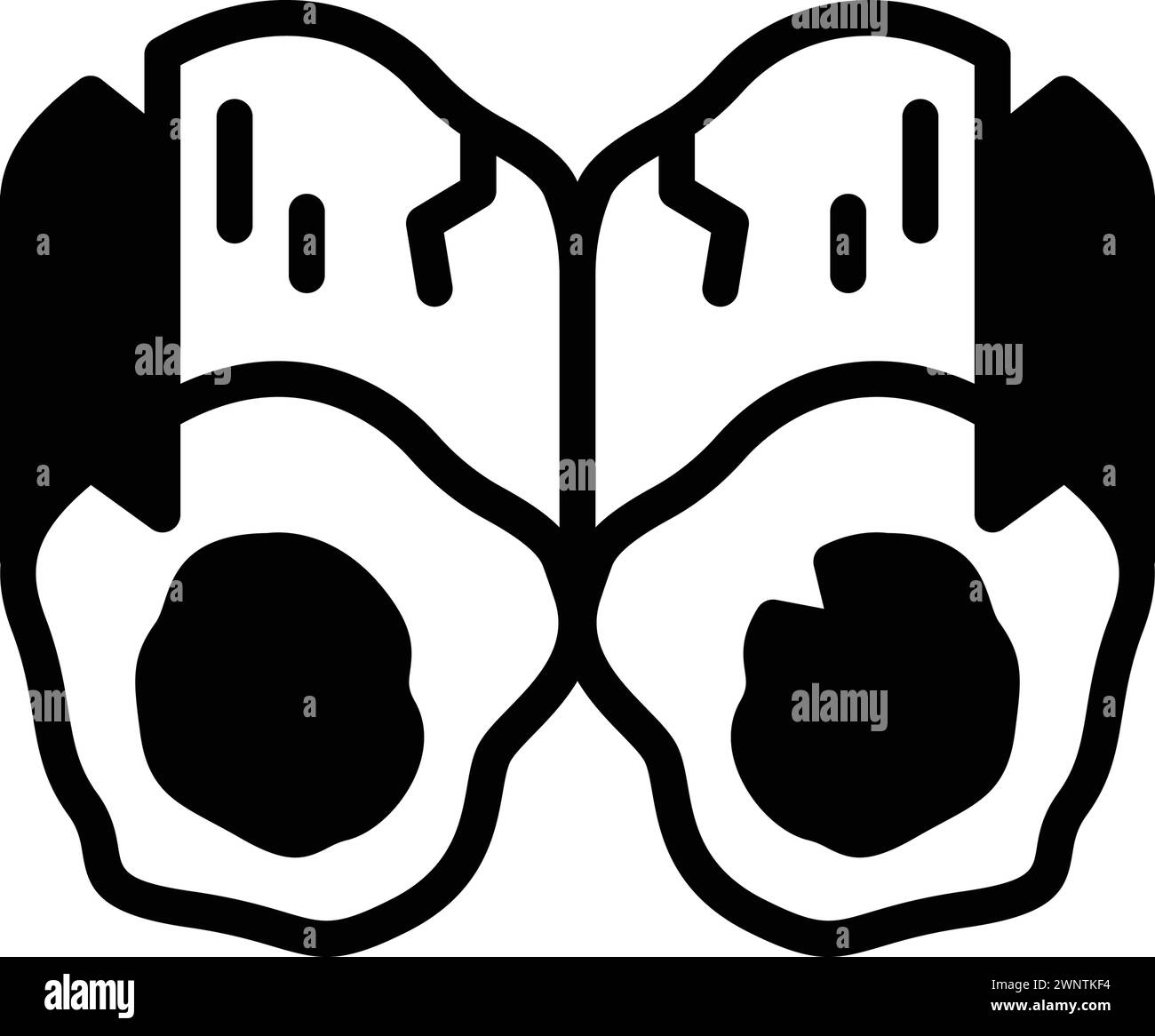 Wood branch chunk Stock Vector Images - Alamy