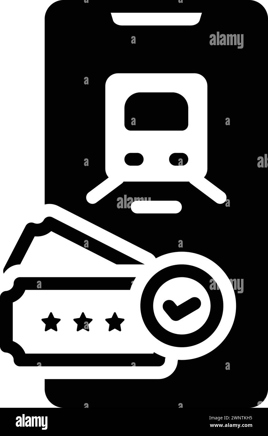 Icon for bookings,ticket Stock Vector Image & Art - Alamy