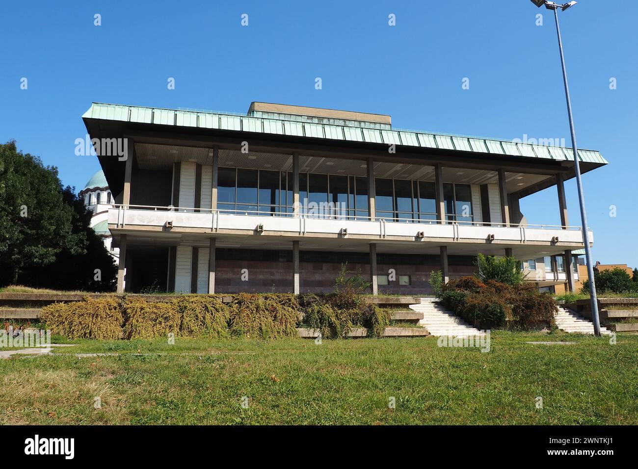 Belgrade, Serbia, 9.9.23 The National Library, Narodna biblioteka ...