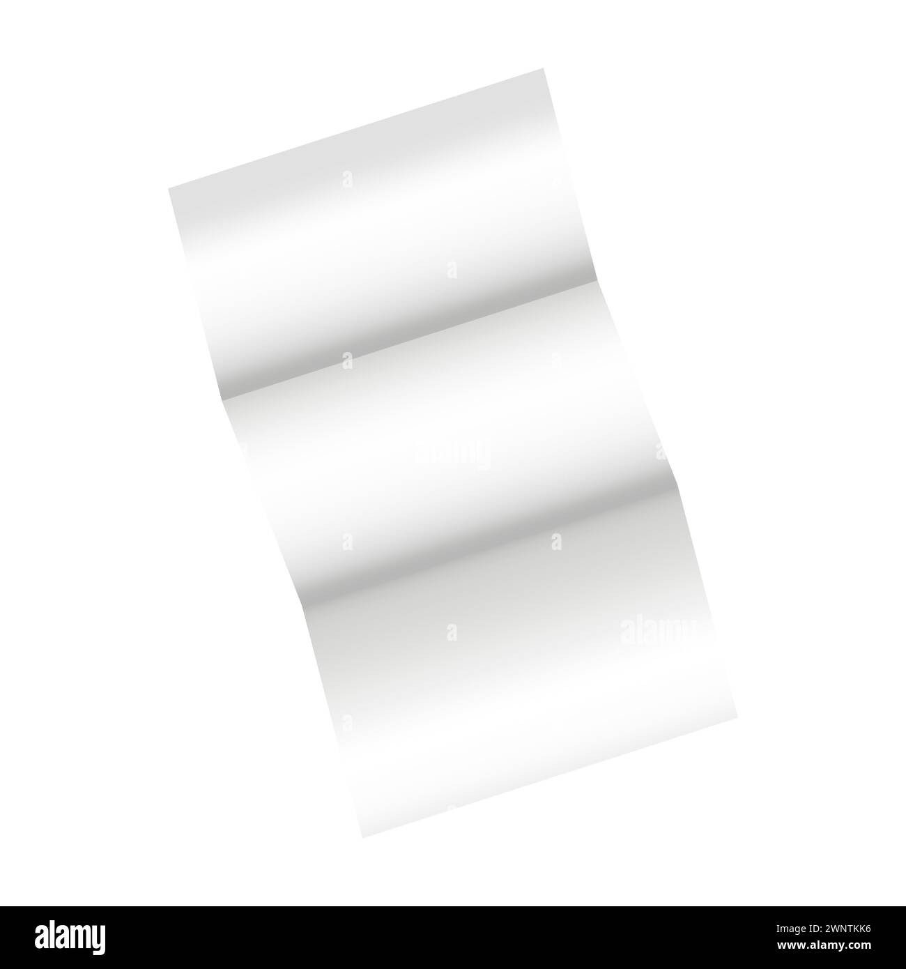 Empty paper sheet. Vector illustration. EPS 10. Stock image. Realistic ...