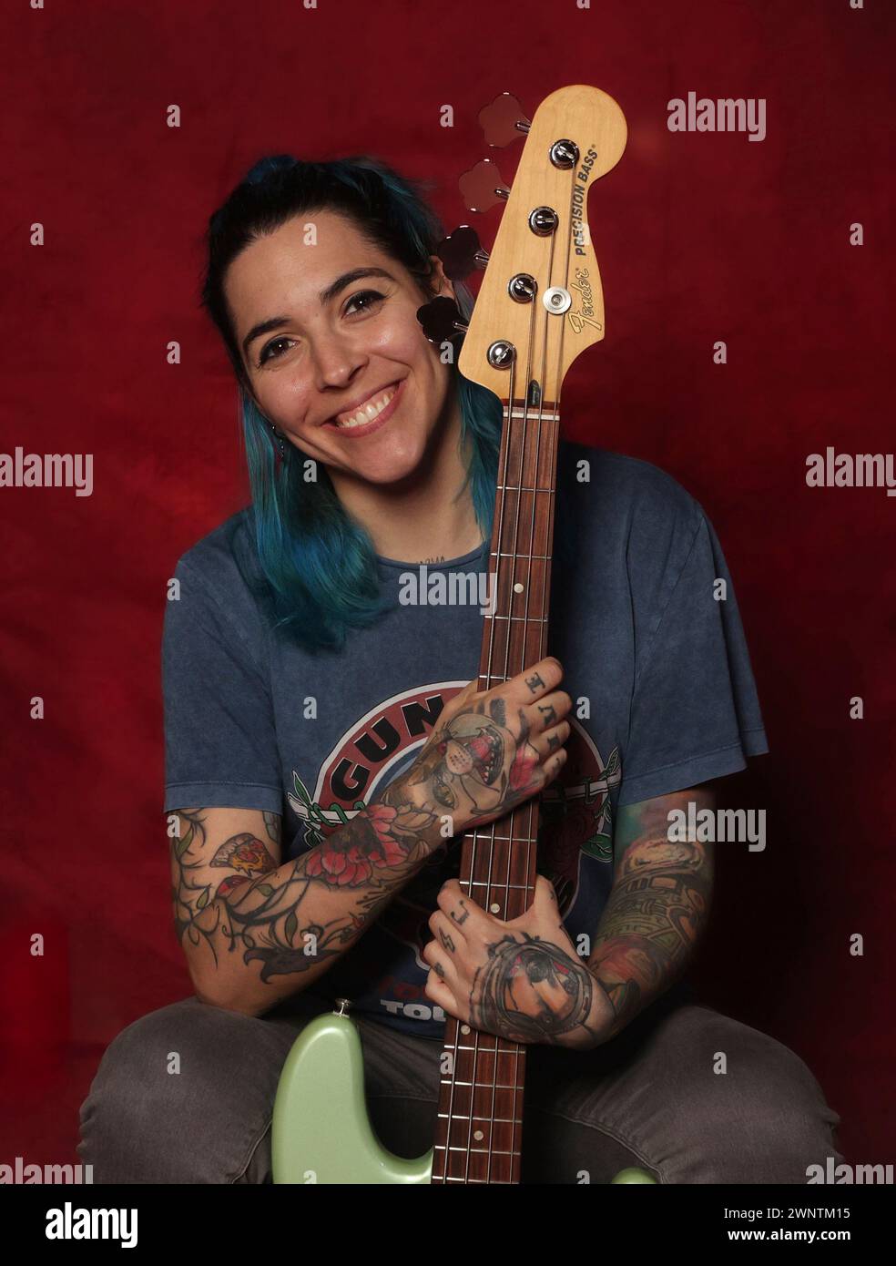 Singer Celia Becks poses for Europa Press, March 4, 2024, in Madrid ...