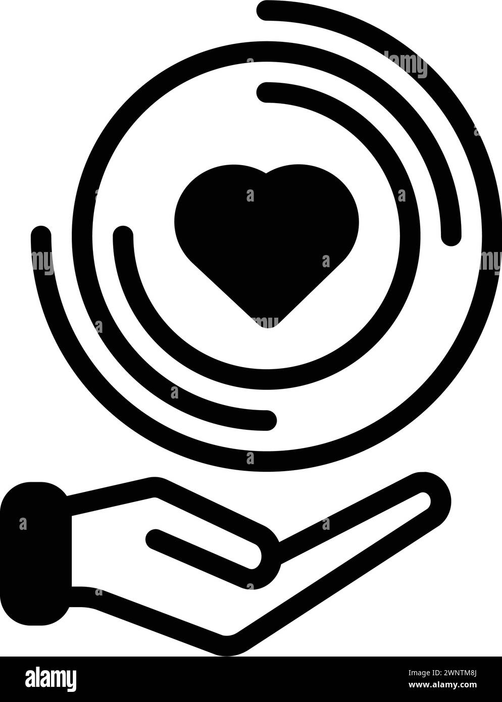 Icon contribute give Black and White Stock Photos & Images - Alamy