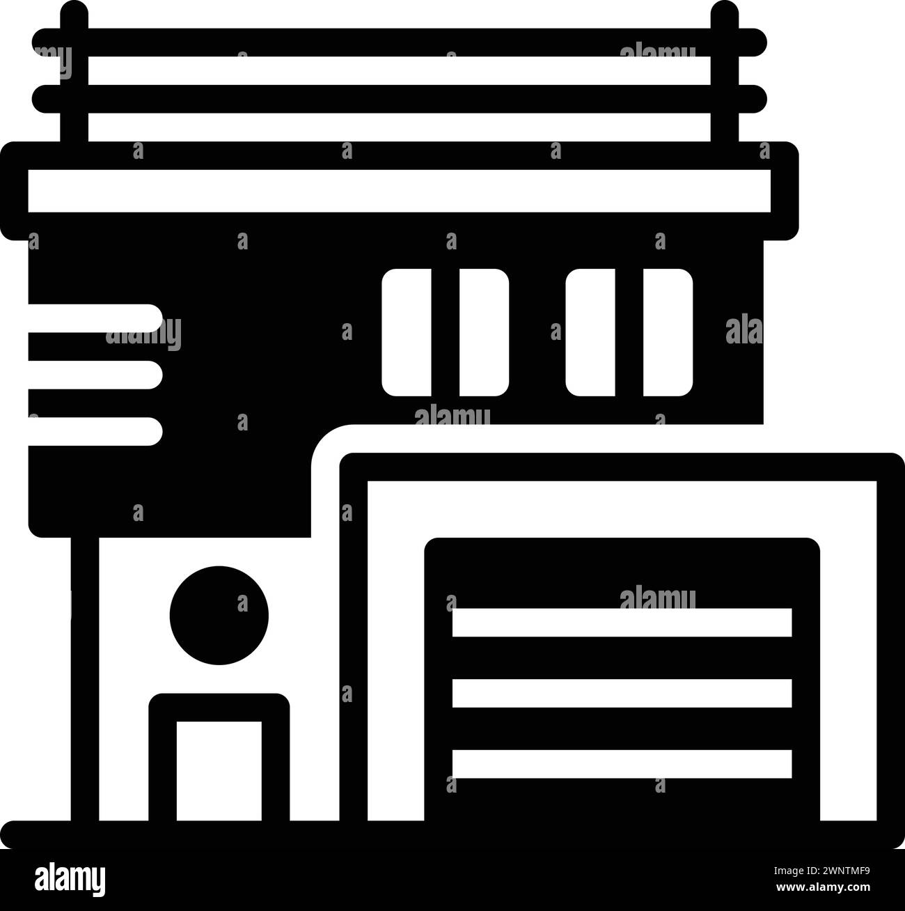 Outside exterior sign logo Stock Vector Images - Alamy