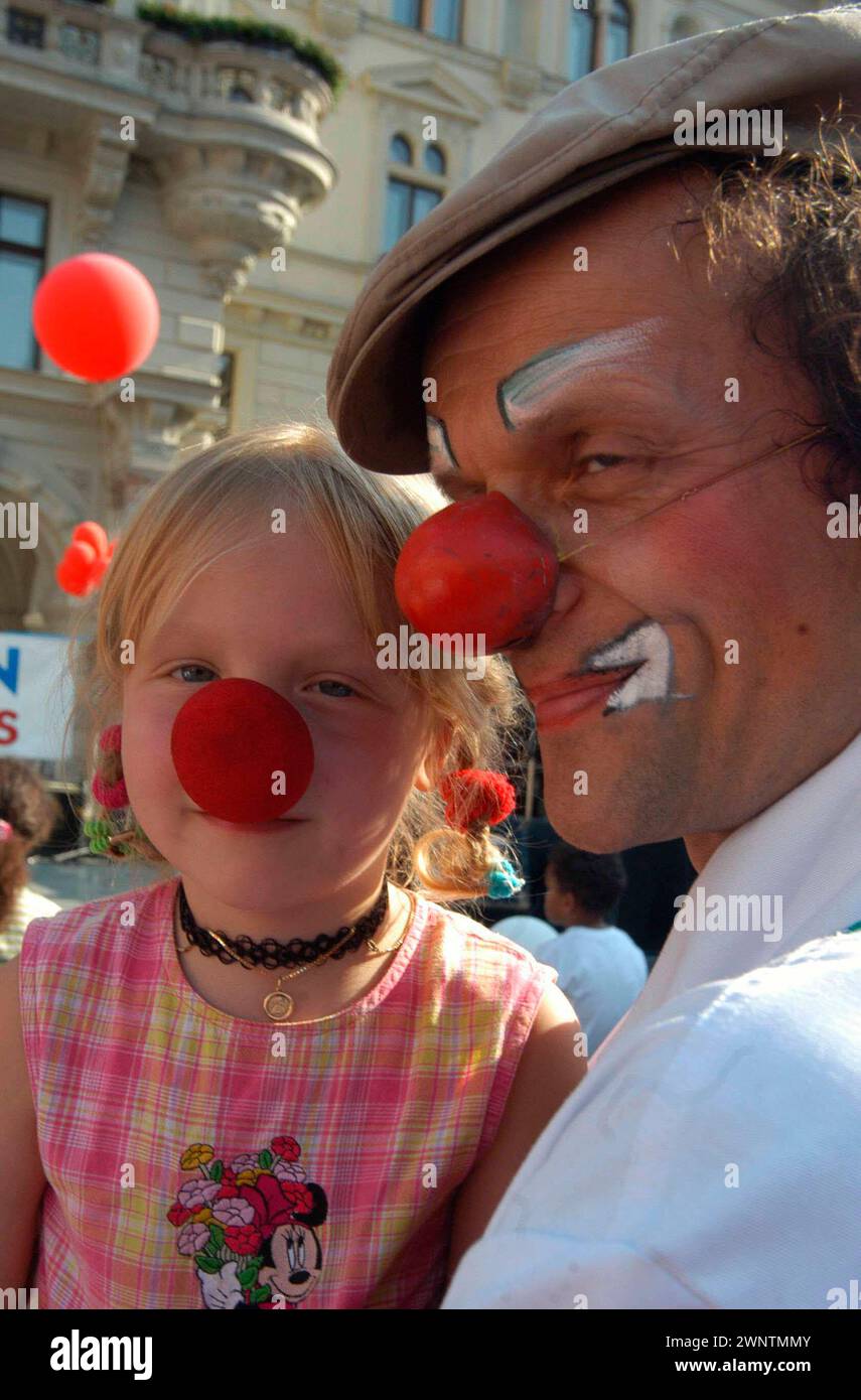 red nose as symbol for clowndoctor, laughter as medicine and therapy ...