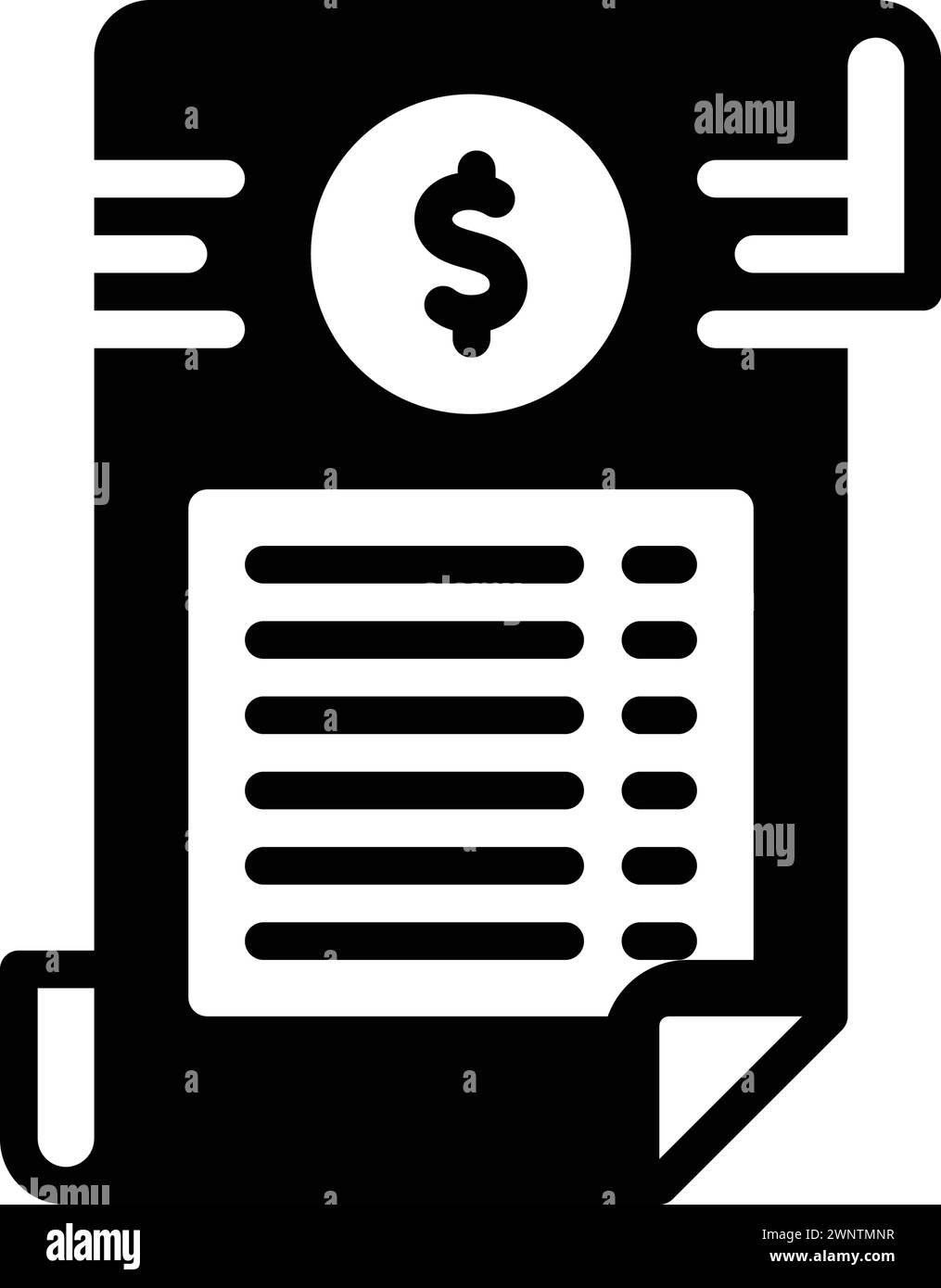 Icon for invoice,waybill Stock Vector Image & Art - Alamy