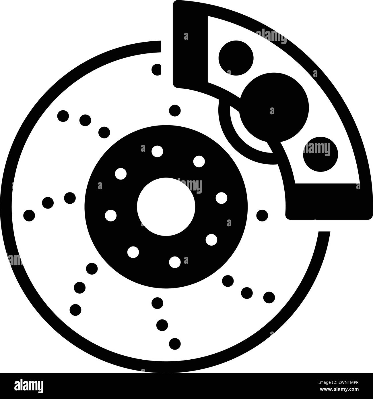 Disc brake vector vectors hi-res stock photography and images - Alamy