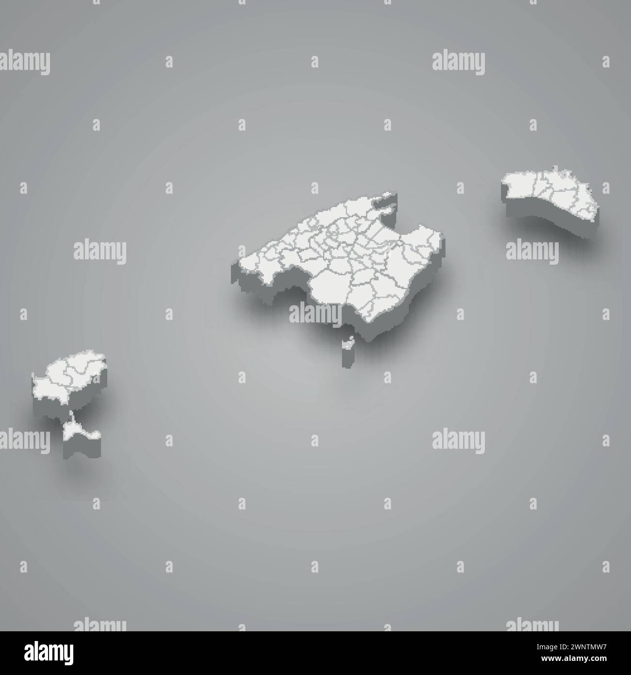 Balearic islands map hi-res stock photography and images - Alamy