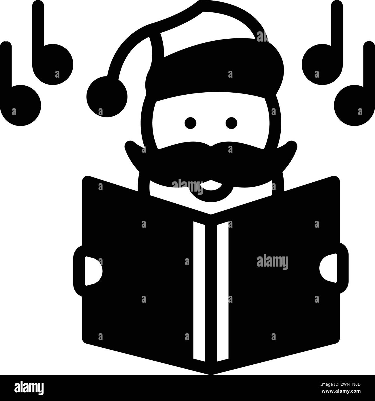 Carol singer illustration Cut Out Stock Images & Pictures - Alamy