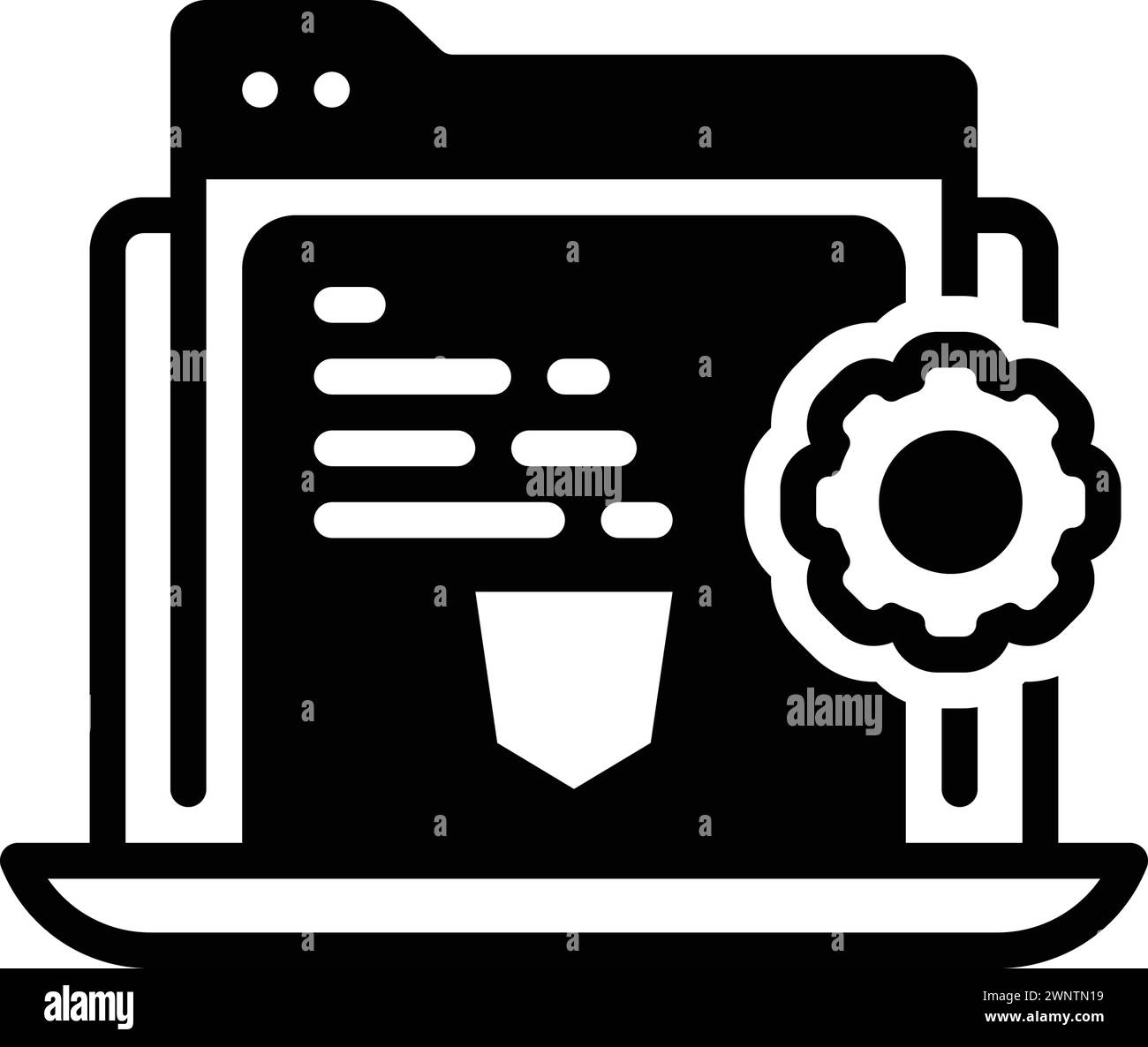 Icon for website,programming Stock Vector Image & Art - Alamy