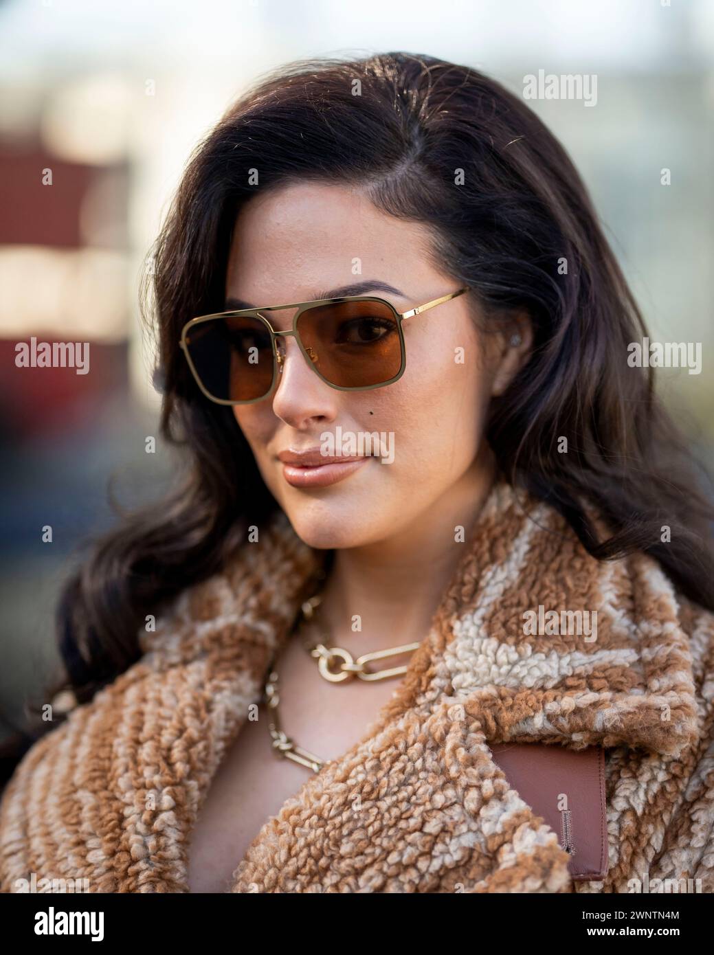 Ashley Graham attends the Stella McCartney Fall/Winter 2024-2025 ready ...